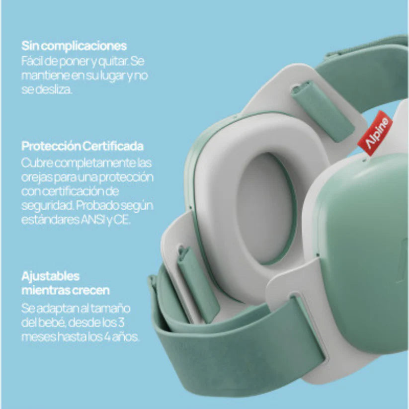 Audífono protector de Oído Bebé Mint – Tienda Urbano